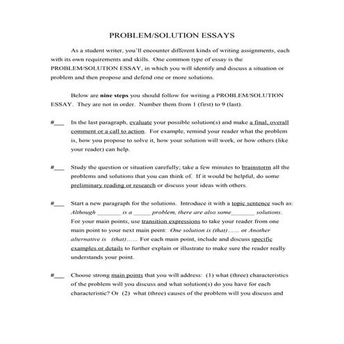 Problem Solution Exercises Pdf