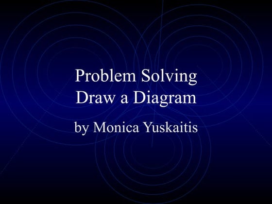 Problem solving using a diagram | PPTX