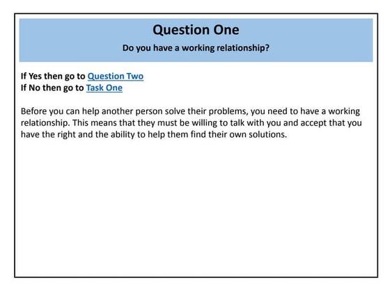 Problem solving 101 | DOCX | Family and Relationships