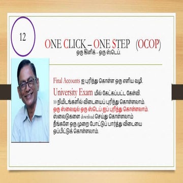 Problem 12 Final Accounts Ppt Pptx