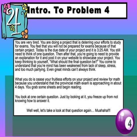 Learn to solve math problems in 4 easy steps | PPT