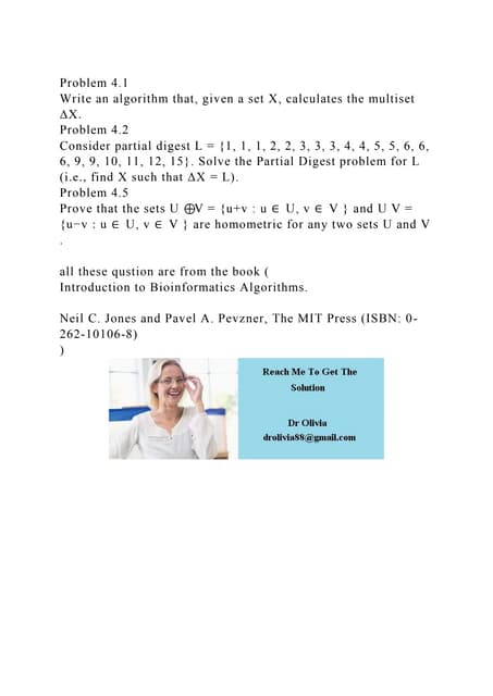 Problem 4.1Write an algorithm that, given a set X, calculates the .docx Problem 4.1Write an algorithm that, given a set X, calculates the .docx