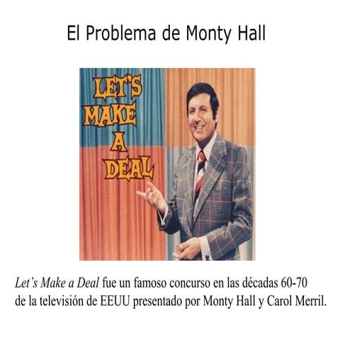 Problema de monty hall | PPT