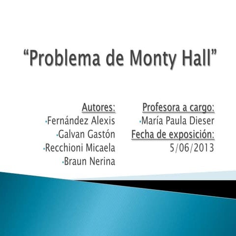 The Monty Hall Problem | PPT
