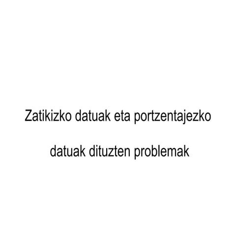 Problemak ebazten | ODP