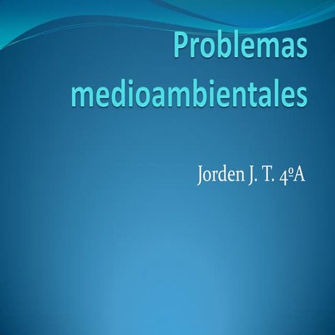 Soluciones a los problemas medioambientales | ODP