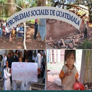 Principales Problemas Sociales De Guatemala Image To U