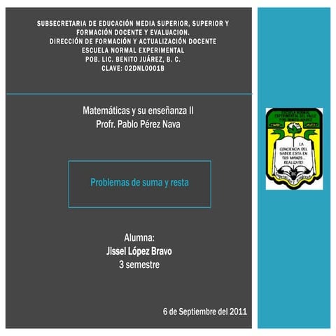 Ejercicios de suma y resta | PPTX