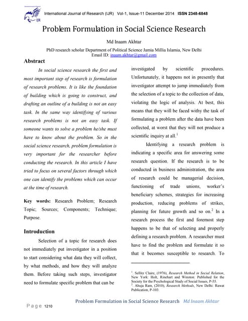 2 formulating & clarifying research topic2 | PPT