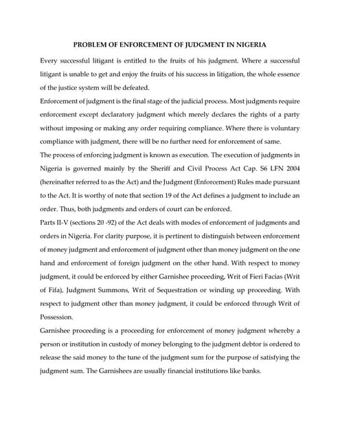 Execution under cpc order 21 | DOCX | Legal Services Industry | Industries