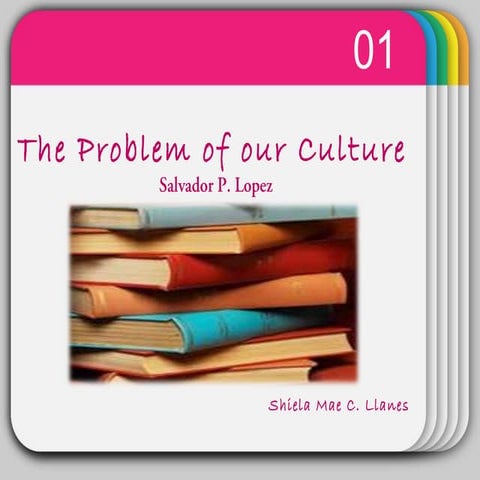 Problem of 0ur Culture | PPT