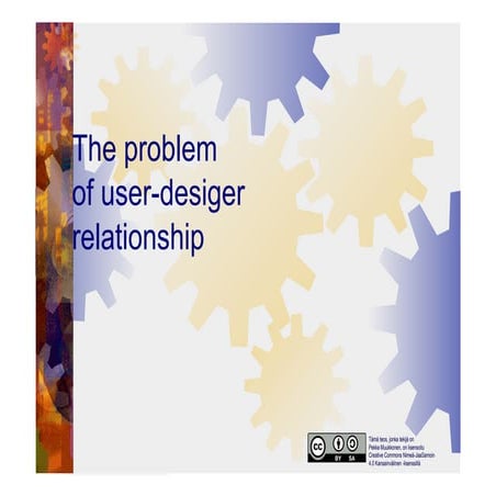 Problem of user designer relationship cc | PDF | Science