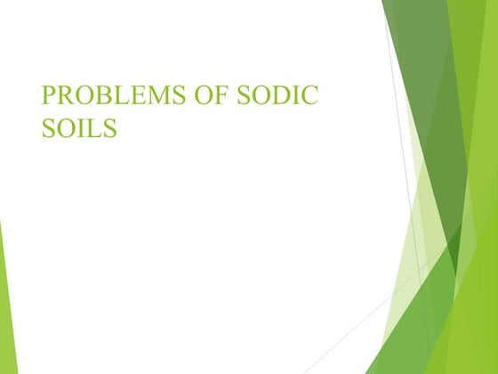 PROBLEM SOILS AND THEIR MANAGEMENT | PPTX | Agriculture | Industries