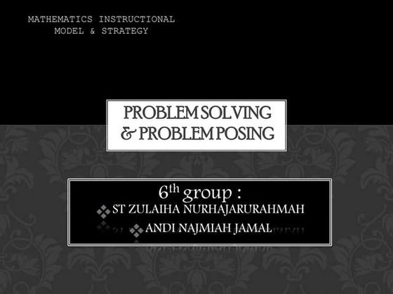 Problem posing | PDF
