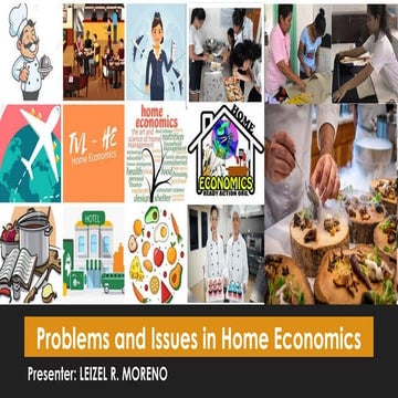 Common Problems and Issues in Home Economics | PPTX