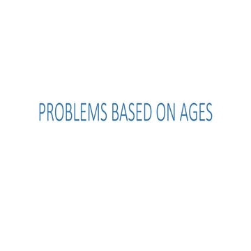 PROBLEMS BASED ON AGES aptitude topic.pptx