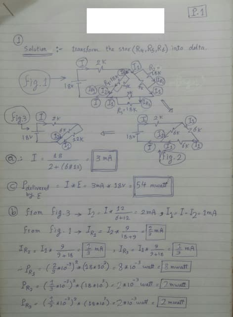 Electric Circuits Class (Problem set B) | PDF