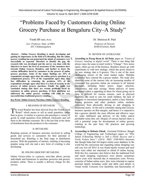 Consumer perception towards online shopping | PPT