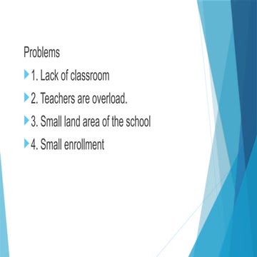 Problems in our School and possible solutions.pptx