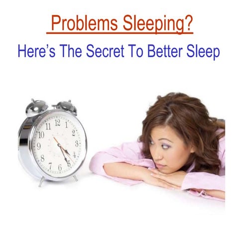Problem sleeping? | PPT