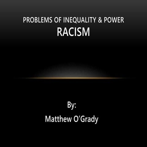 Problems of inequality & power | PPTX