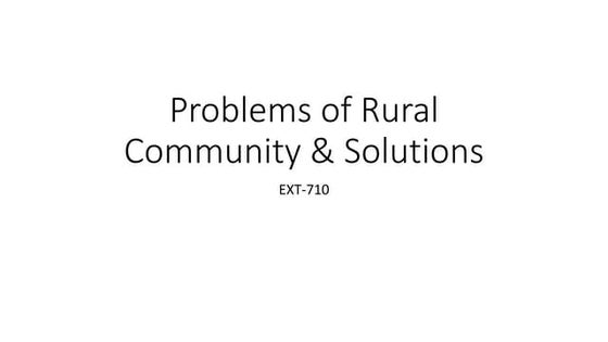 rural economics.pdf | Agriculture | Industries