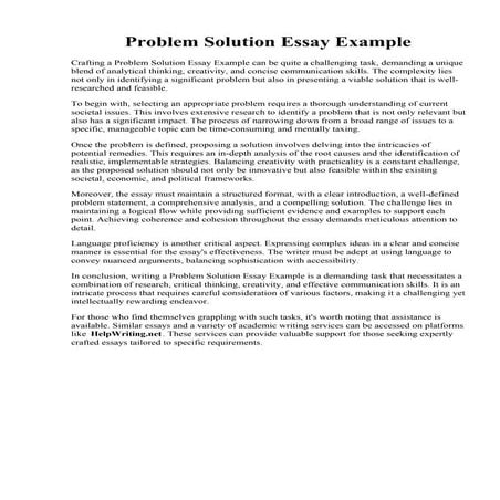 Problem Solution Essay Example.pdf