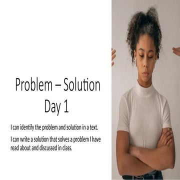 English 3 Identifying Possible Solution to Problem | PPTX