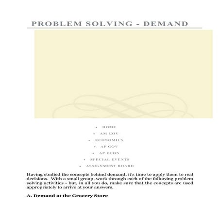 Problem solving | DOCX
