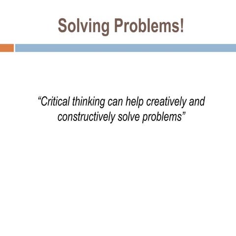 Problem solving | PPTX