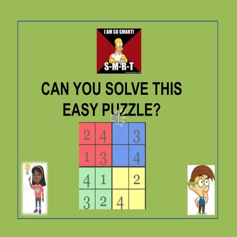 Problem solving | PPTX | Games and Puzzles | Hobbies & Interests