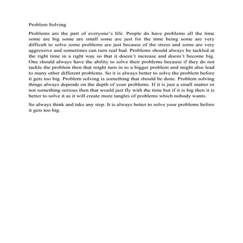 Problem solving1 | PDF