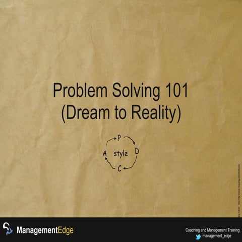 Problem solving 101 | PPT