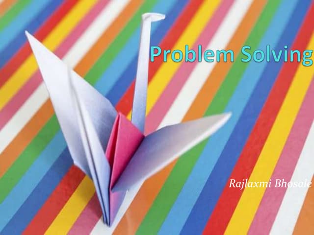 Problem Solving Techniques Pptx 5749