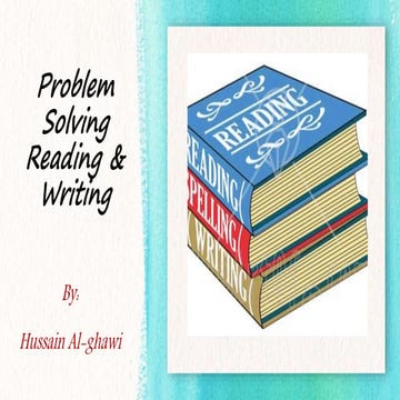 Problem solving reading and writing classes | PPTX | Homework and Study ...
