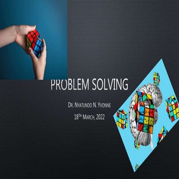 Problem solving skills | PPT