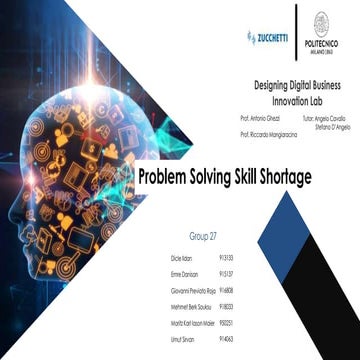 Problem solving skill shortage presentation | PPT