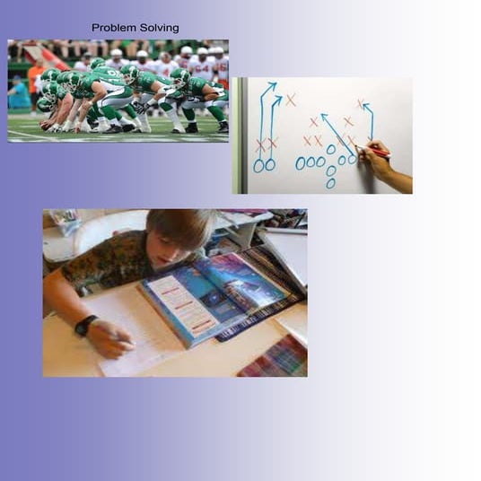 Problem solving strategy class lesson notebok | PPTX