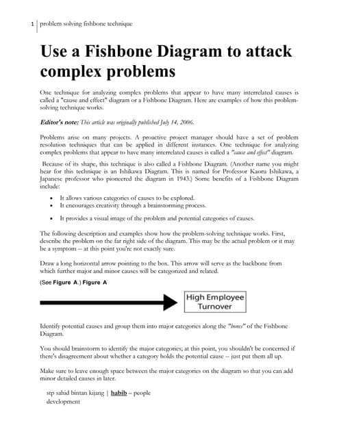 Cause and effect diagram | PPTX | Science