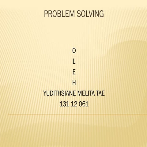 Tugas Problem Solving Odp