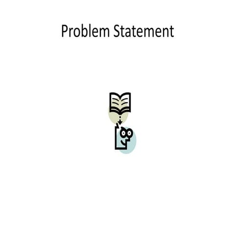 Problem statement | PPT