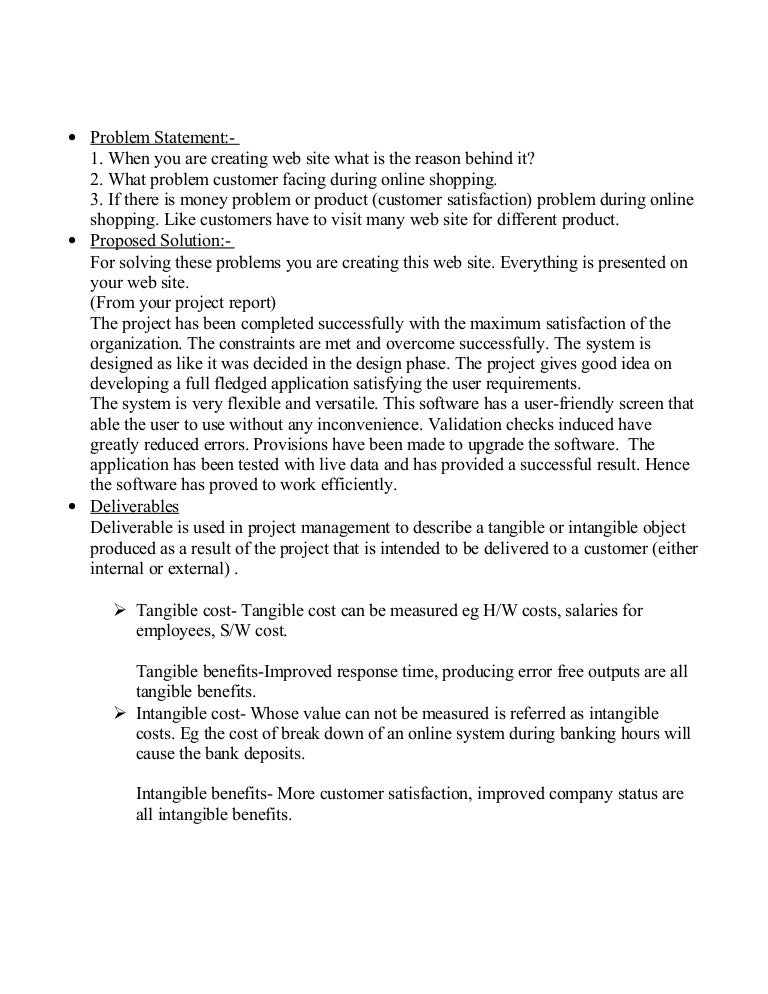 Problem Statement Problem Statement