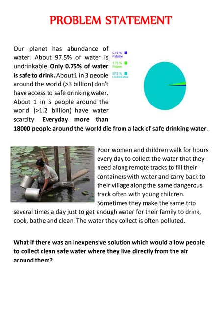 Potable water demonstration | PPT