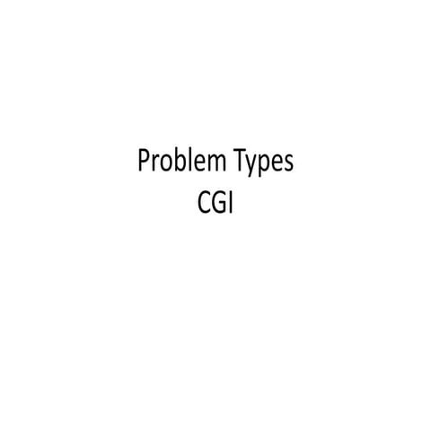 Problem types | PPTX