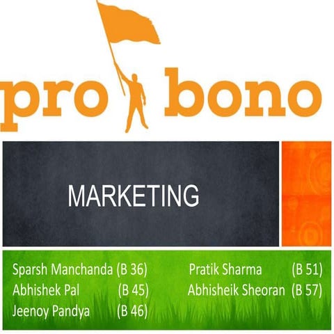 Pro bono marketing | PPTX
