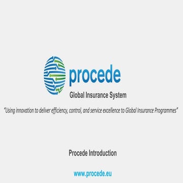 Startup InsurTech Award - Procede | PPTX
