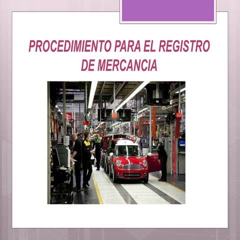 Registro de mercancias contabilidad (1) | PPTX