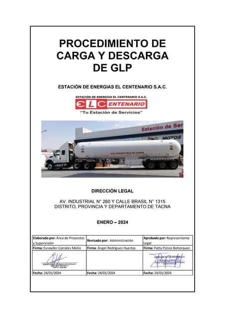 Procedimiento carga de combustible 2 | PDF