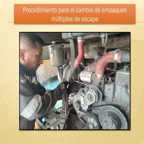 procedimiento de empaques multiples de escapE | PPTX