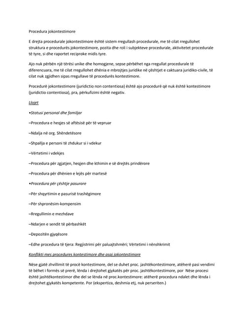 Pyetje nga E drejta e procedures permbarimore | PDF